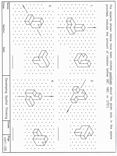 Solved The objects shown below have been rotated positively | Chegg.com