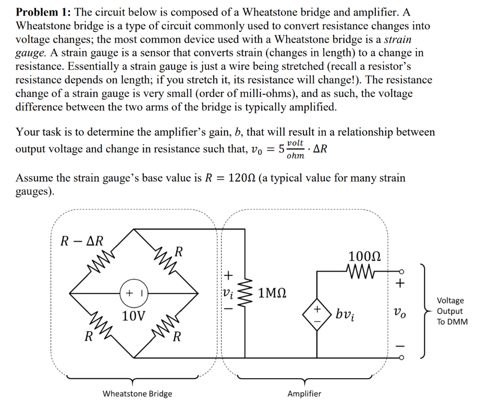 Solved Problem 1: The circuit below is composed of a | Chegg.com