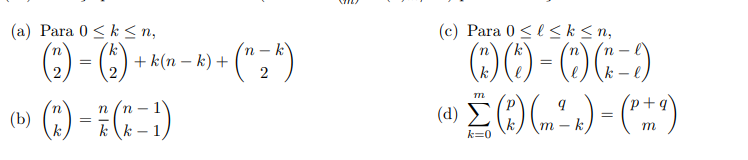 Solved Provide Combinatorial Proofs Without Using Nm