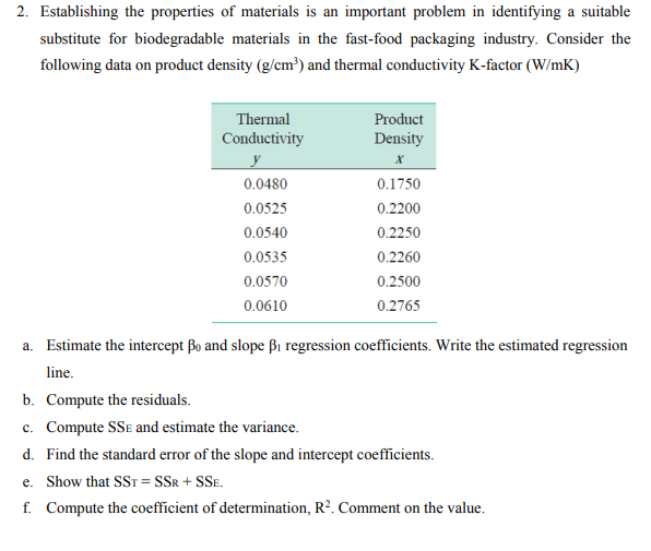 Solved g. Use a t-test to test for significance of the | Chegg.com