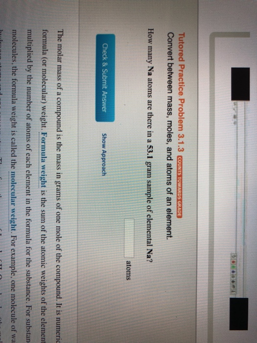 Solved Tutored Practice Problem 3.1.3 COUNTS TOWARDS GRADE | Chegg.com