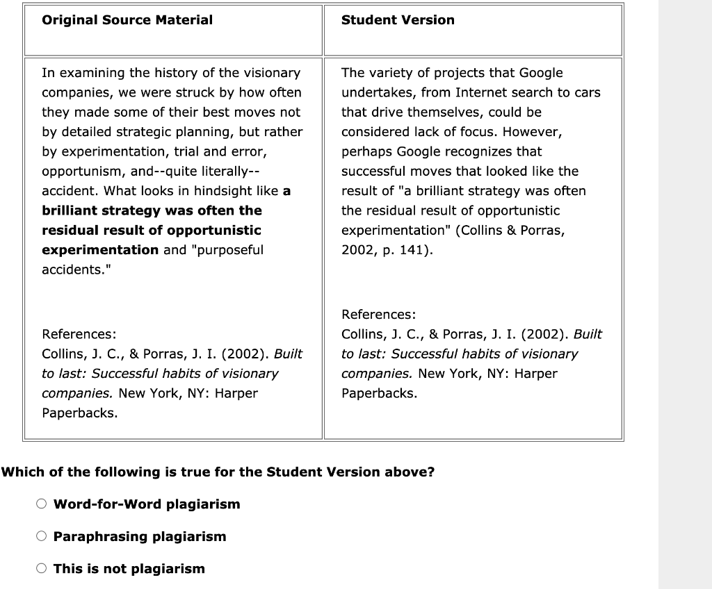 Solved Original Source Material Student Version (written in | Chegg.com