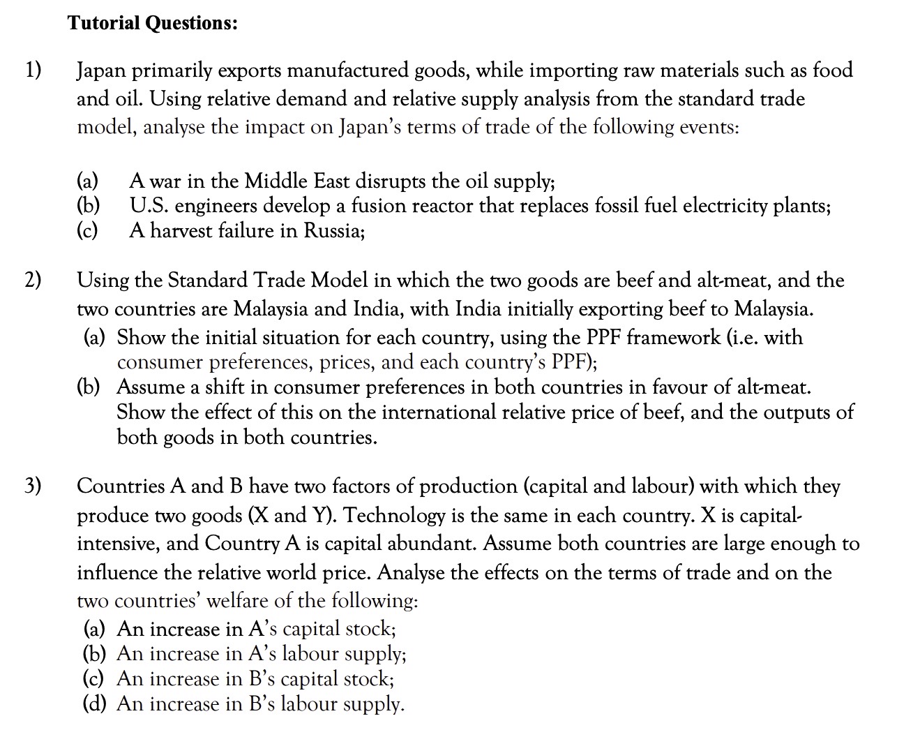 Solved International trade thoery and policy (Krugman) | Chegg.com