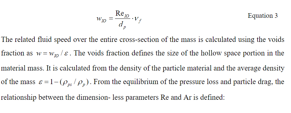 Solved Find by calculation, the minimum fluidization | Chegg.com