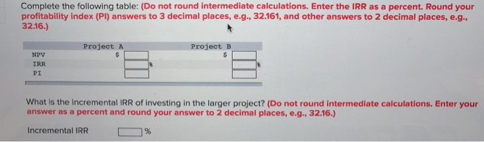 Solved Consider projects is 11 percent. two mutually | Chegg.com