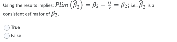 Solved Consider the SLR model under classical assumptions: | Chegg.com