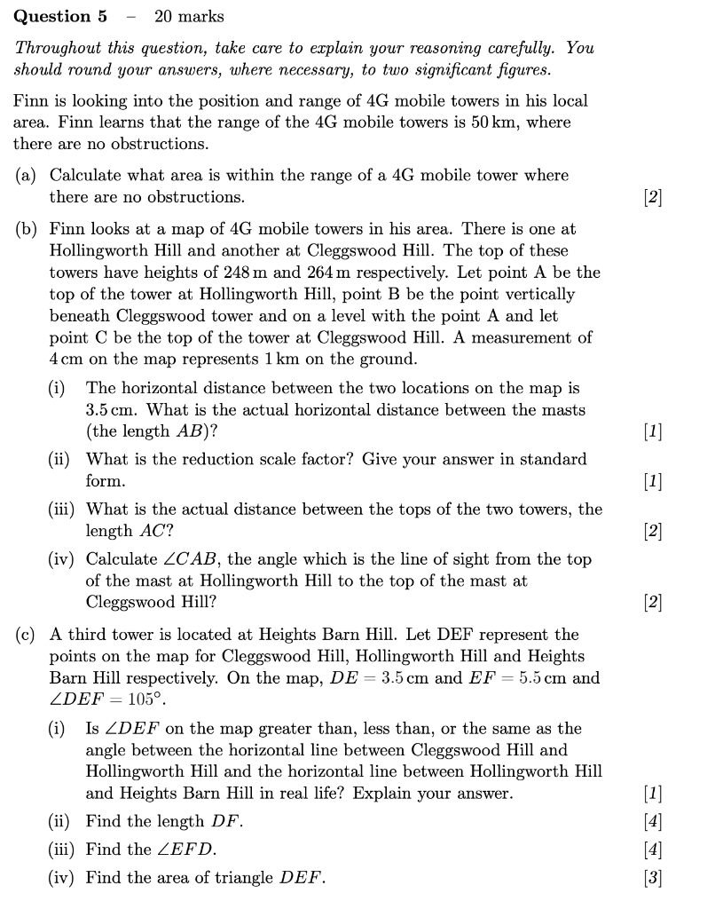 Solved Question 5 20 Marks Throughout This Question Take 