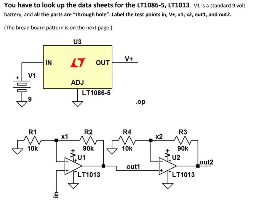 Solved You have to look up the data sheets for the LT1086-5, | Chegg.com