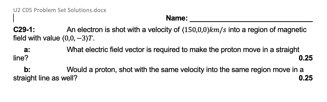 Solved U2 005 Problem Set Solutions.docx 1 Name: C29-1: An | Chegg.com
