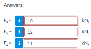 Solved * Incorrect The statically equivalent system is | Chegg.com