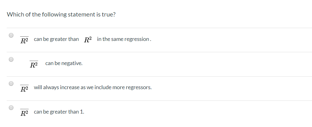 Solved Which of the following statement is true? R2 can be | Chegg.com