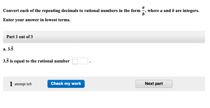 Solved Convert each of the repeating decimals to rational | Chegg.com