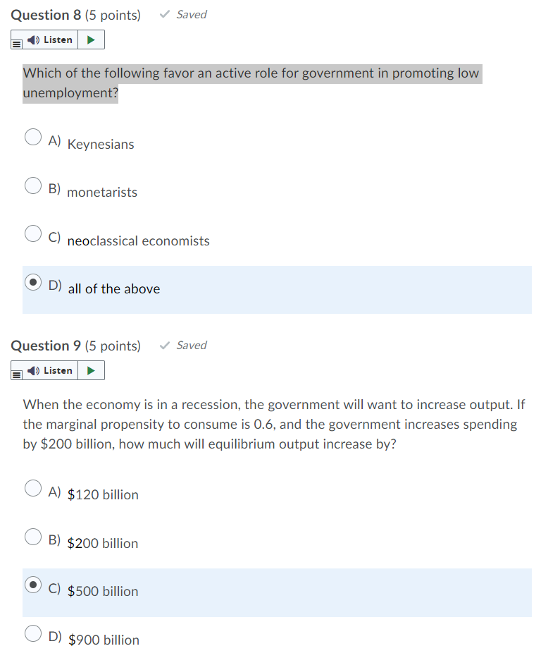 Solved Question 8 (5 points) Saved Listen Which of the | Chegg.com