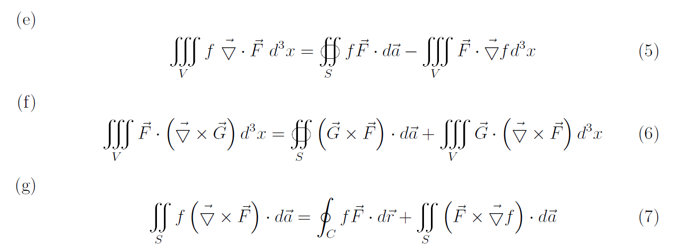Solved 4. Derive the following vector integral theorems with | Chegg.com
