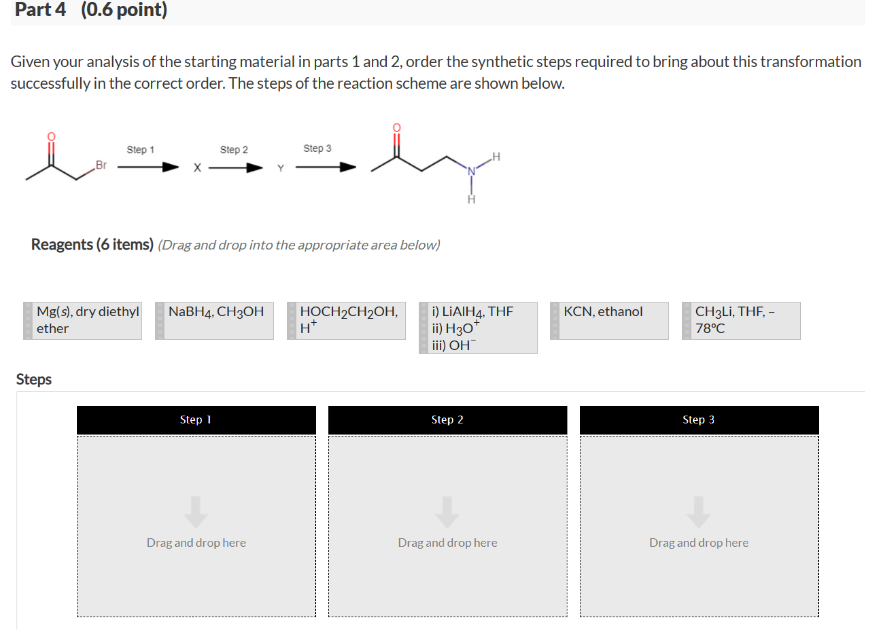 Solved An organic synthesis often needs to take into account | Chegg.com