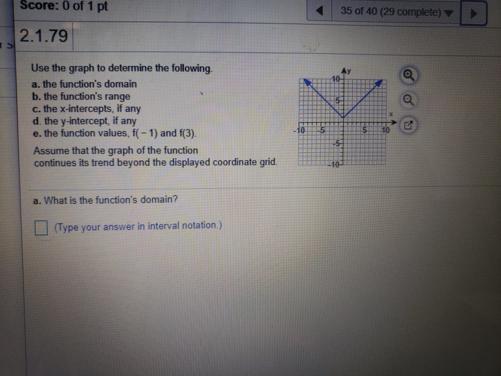 Solved 35 of 40 (29 complete) Score: 0 of 1 pt 2.1.79 Use | Chegg.com