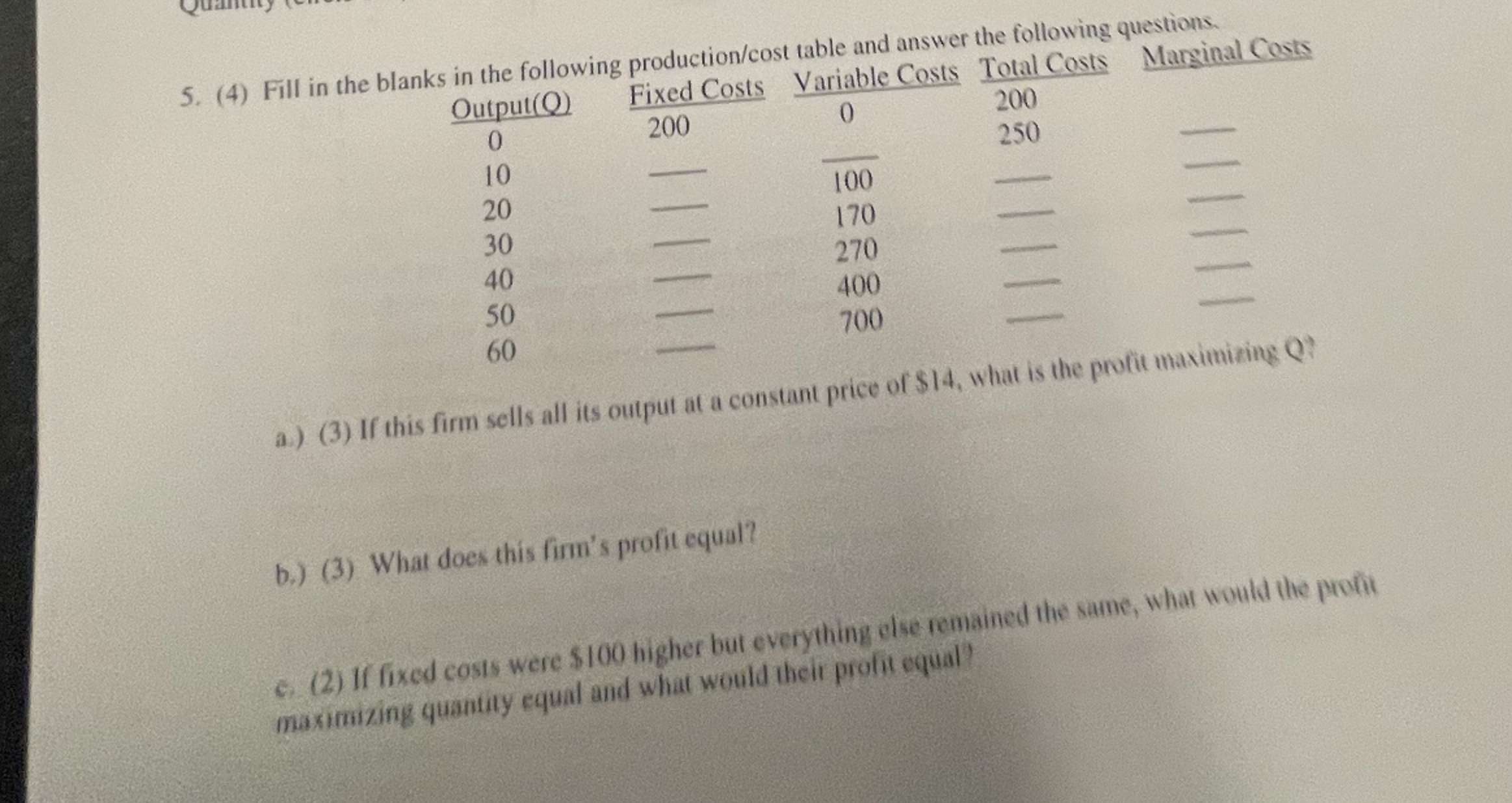 Solved (4) ﻿Fill in the blanks in the following | Chegg.com