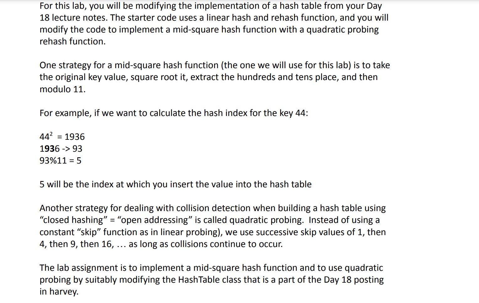 Python Starter Code class HashTable: # def | Chegg.com
