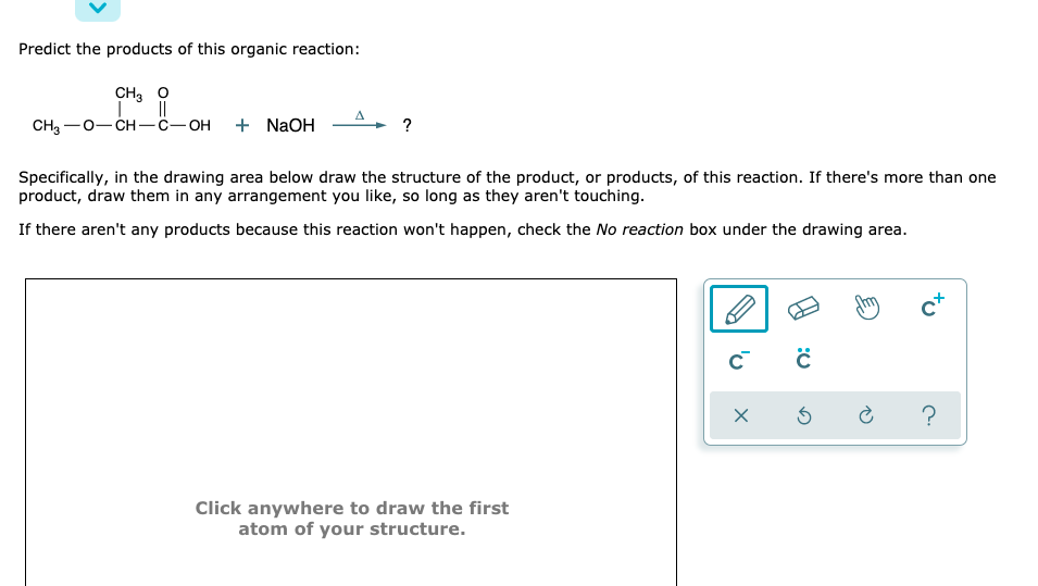 Solved ORGANIC CHEMISTRY Predicting the reactants or | Chegg.com