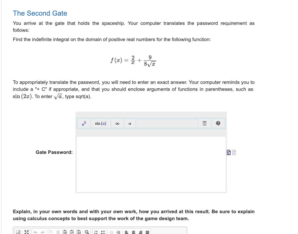 Solved The Second Gate You arrive at the gate that holds the | Chegg.com