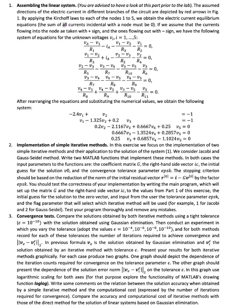 Solved Sparse systems of linear equations refer to a class | Chegg.com