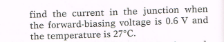 Solved SECTION 2-4 The Diode Current Equation 2-5. A silicon | Chegg.com