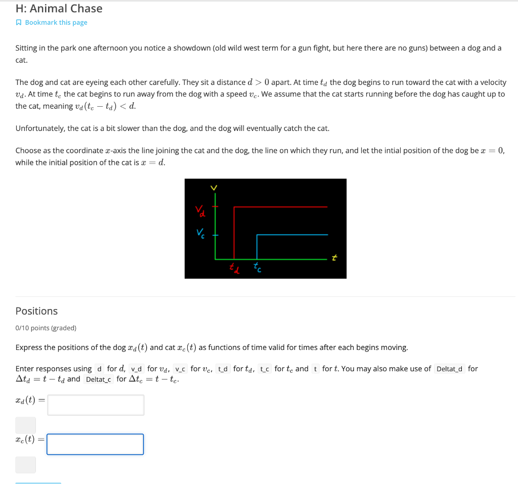 Solved H: Animal Chase Bookmark this page Sitting in the | Chegg.com