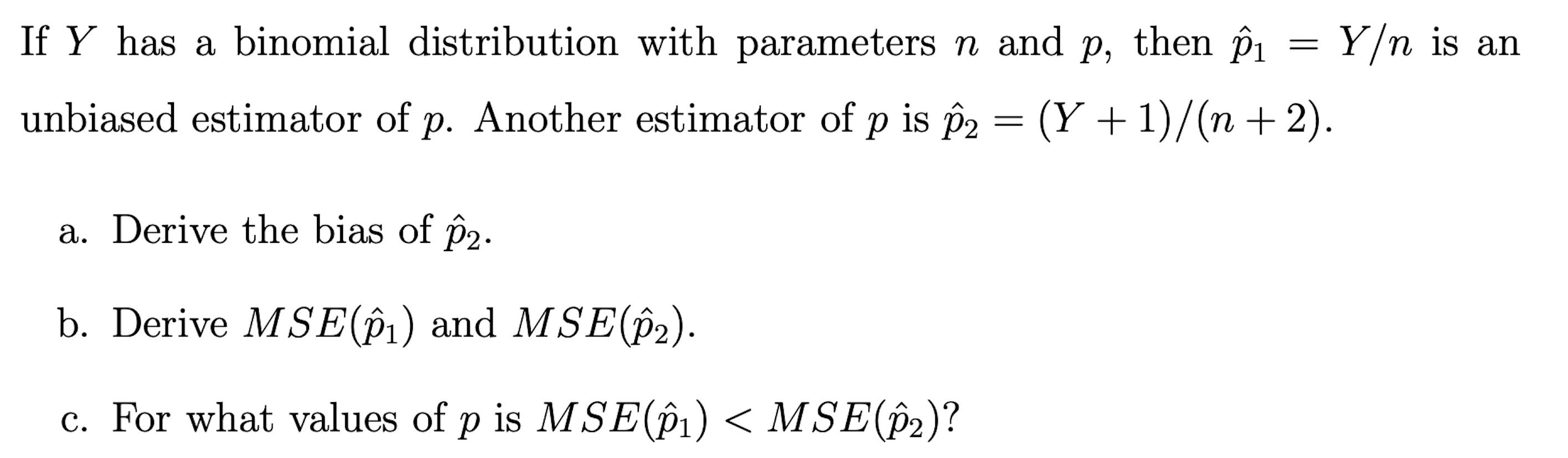 Solved If Y has a binomial distribution with parameters n | Chegg.com
