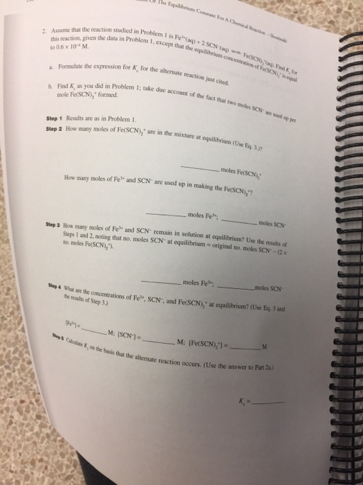 Solved Experiment 23 Advance Study Assignme nment: | Chegg.com Solved Experiment 23 Advance Study Assignme nment: | Chegg.com