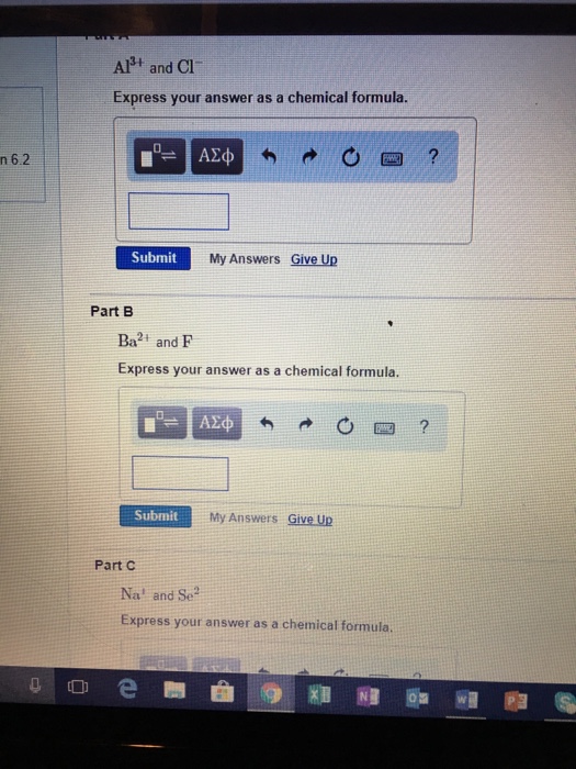 Solved Enter the correct ionic formula for the compound | Chegg.com