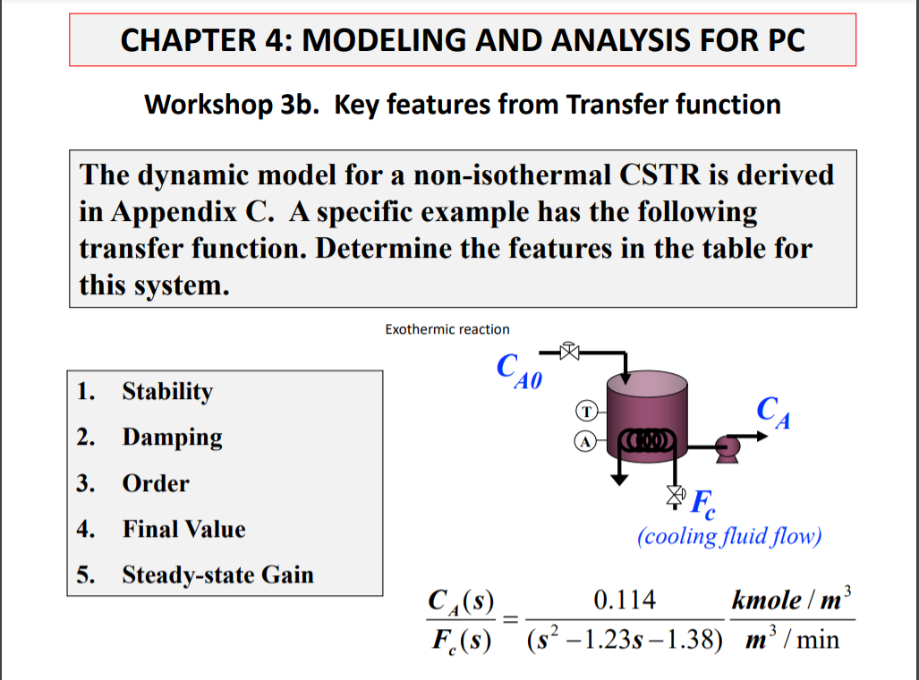 Solved CHAPTER 4: MODELING AND ANALYSIS FOR PC Workshop 3b. | Chegg.com