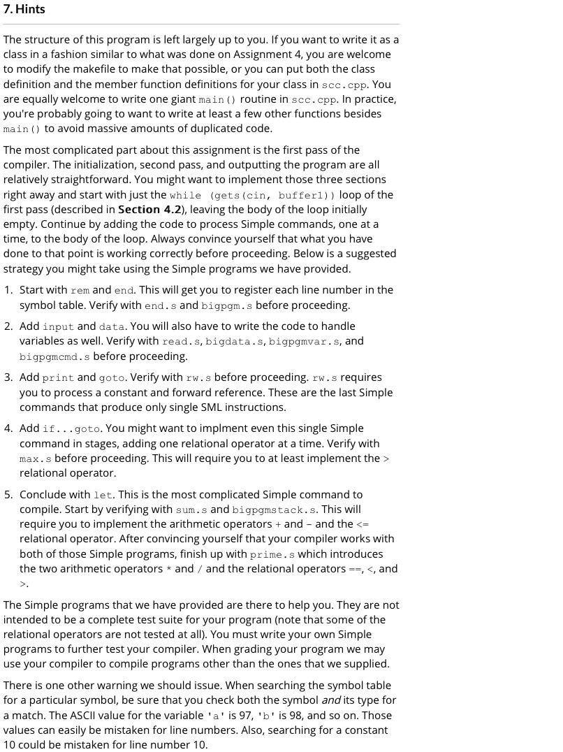 Assignment 9 In the Simplesim assignment, we | Chegg.com