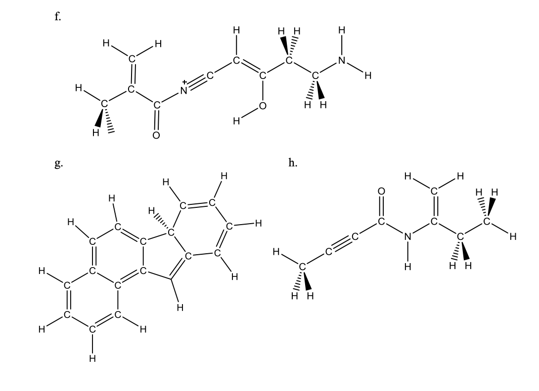 Solved 1. Draw condensed structures and determine the number | Chegg.com