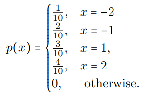 Solved The probability mass function of a random variable X | Chegg.com