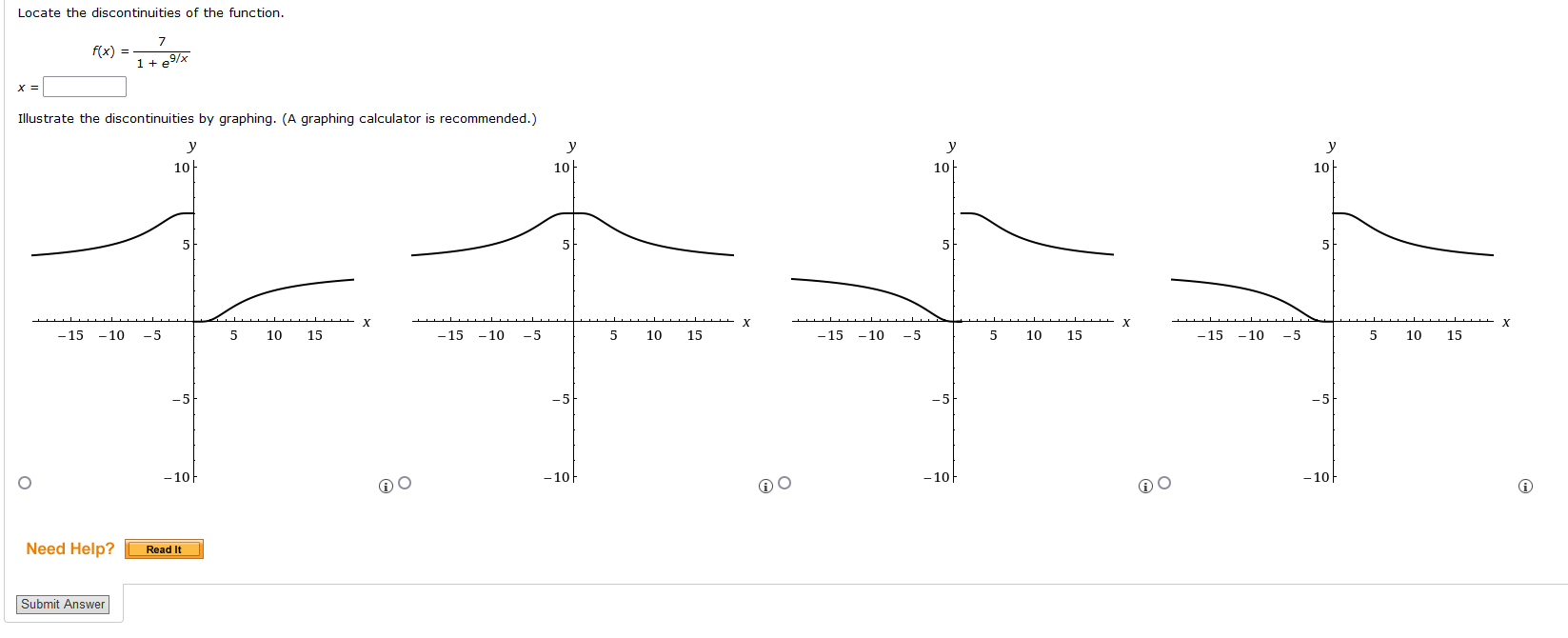 Solved Locate the discontinuities of the function. | Chegg.com