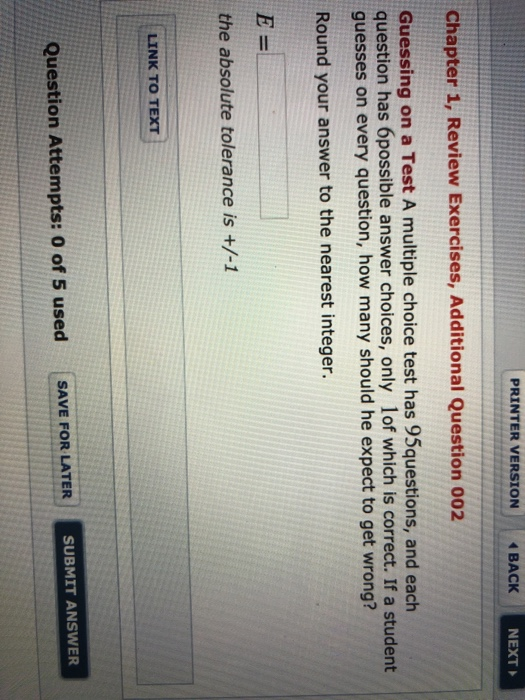 Solved PRINTER VERSION BACK NEXT Chapter 1, Review | Chegg.com