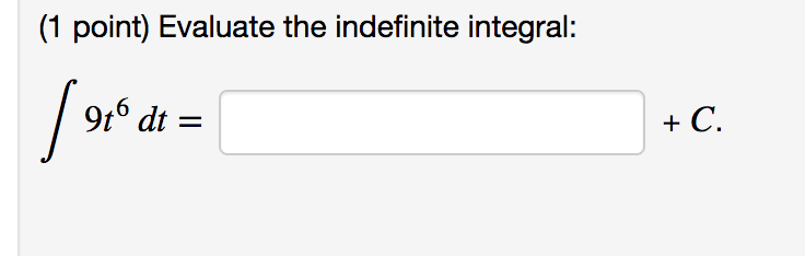 Solved (1 point) Evaluate the indefinite integral: 5u + 11 | Chegg.com Solved (1 point) Evaluate the indefinite integral: 5u + 11 | Chegg.com