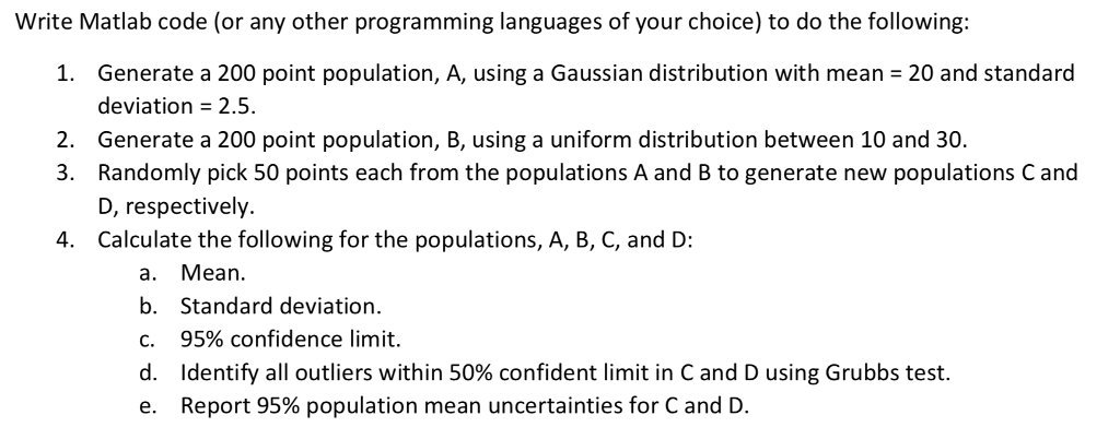 Solved Write Matlab Code Or Any Other Programming Languages 7401