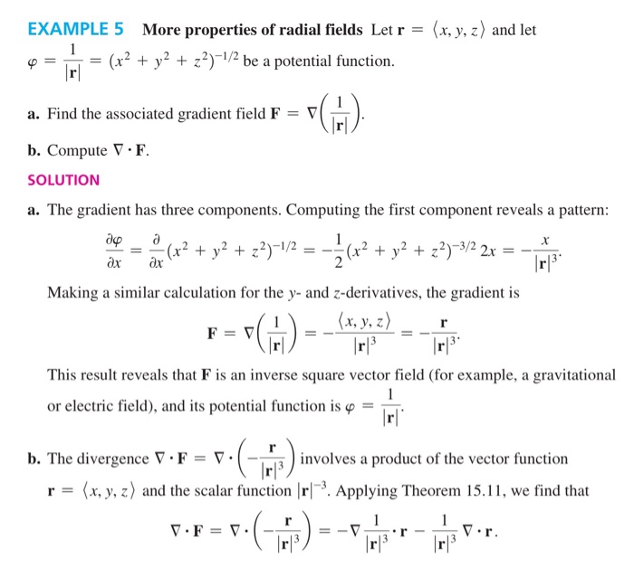 Solved About properties of radial fields. I | Chegg.com