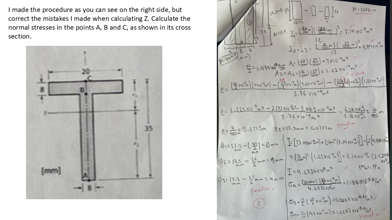 Solved I made the procedure as you can see on the right | Chegg.com