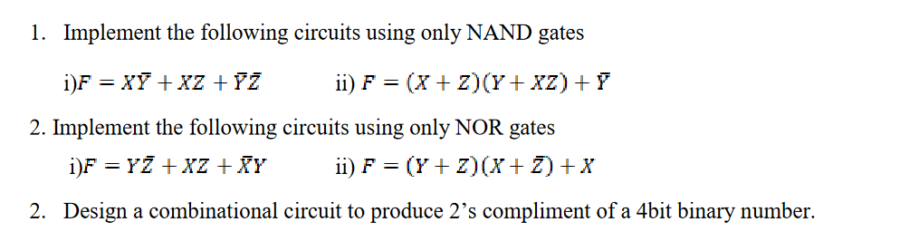 Solved draw the k-map, truth table, logic diagram | Chegg.com
