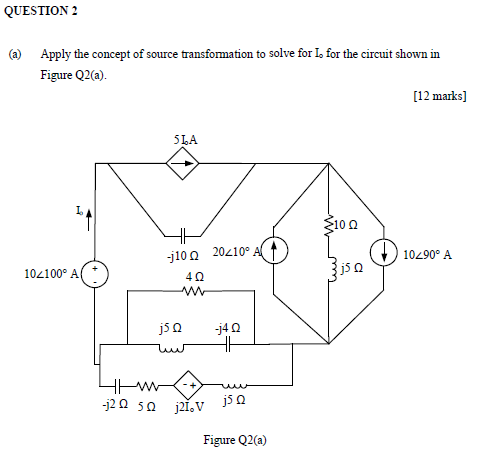 Solved QUESTION 2 (a) Apply the concept of source | Chegg.com