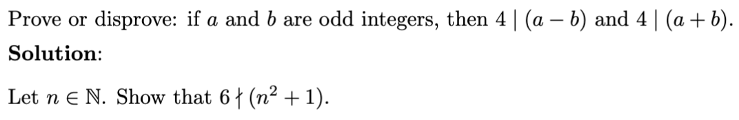Solved a.) ﻿Prove or disprove: if a and b ﻿are odd integers, | Chegg.com