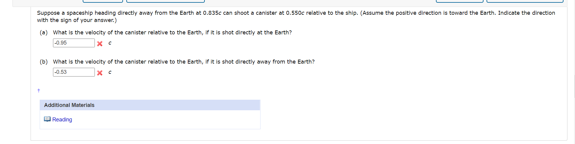 Solved Suppose a spaceship heading directly away from the | Chegg.com