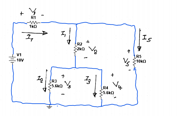 Solved Can you calculate V1, V2, V3, V4, V5, IT, | Chegg.com