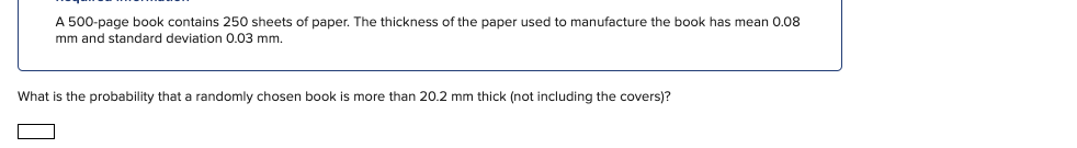 Solved A 500-page book contains 250 sheets of paper. The | Chegg.com