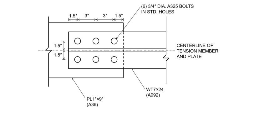 Solved Compute the design strength (φPn) of the WT tension | Chegg.com