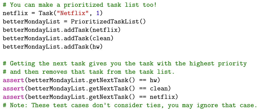 Solved Python3 Object Oriened Design Specifc Information