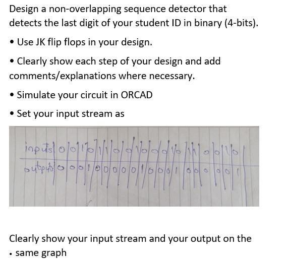 Solved Design a non-overlapping sequence detector that | Chegg.com