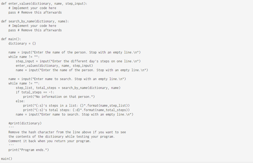 Solved (PYTHON) Complete the functions of the module | Chegg.com
